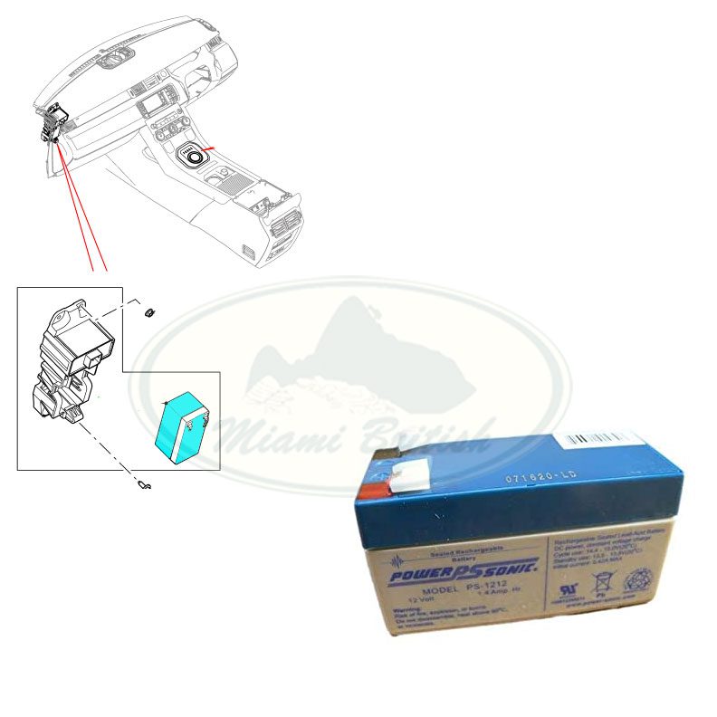 LAND ROVER DASH AUXILIARY BATTERY RANGE EVOQUE LR024953 AFT – Miami ...